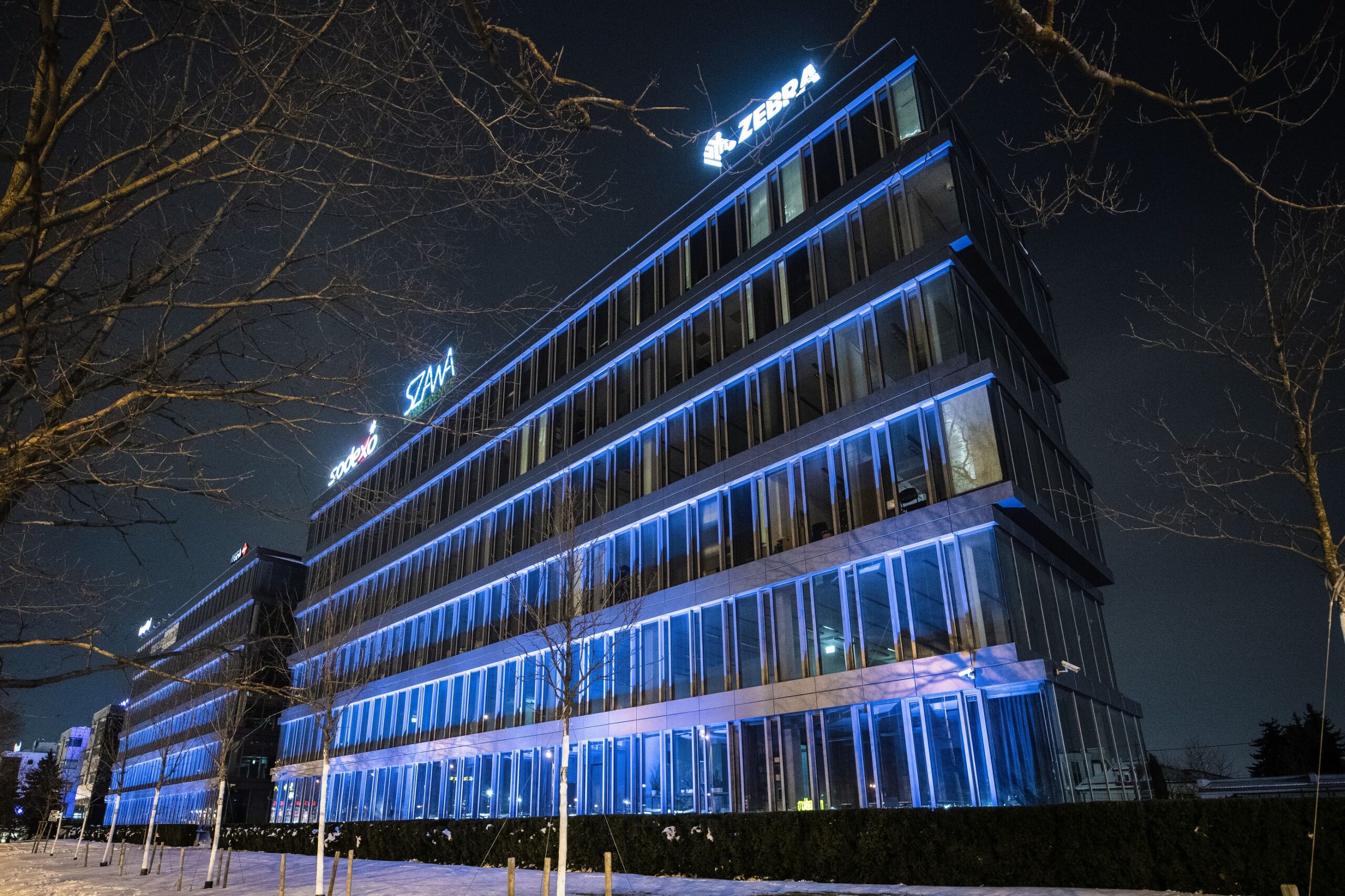 Oxygen Park turned blue! - Oxygen Park Warszawa